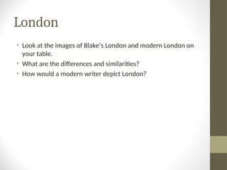 London by William Blake Poem Analysis and PowerPoint | PPT