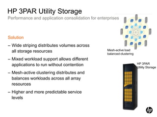HP: HP 3PAR - Storage zrodený pre virtualizované prostredie | PPT