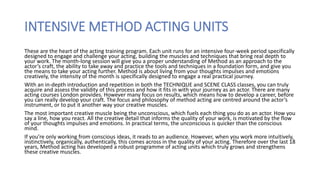 London Acting Classes | PPT