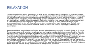 London Acting Classes | PPT