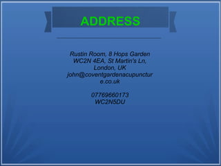 Acupuncture for migraine London | PPT