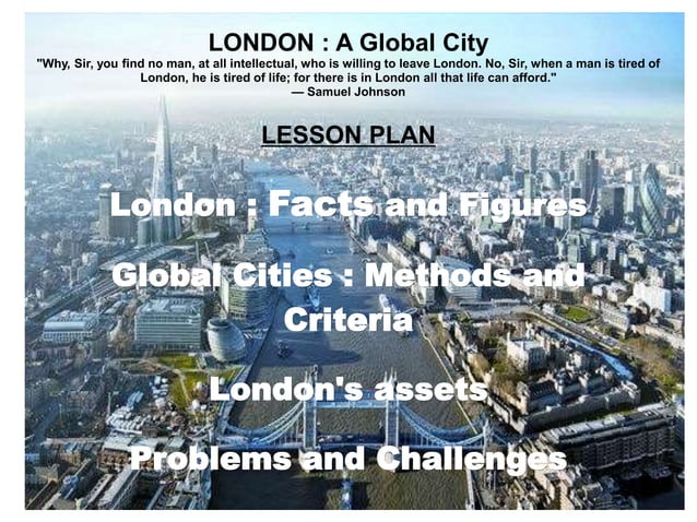 London A Global City.pptx | Olympic Sports | Sports