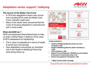 AKW - Supporting the Housing Adaptations Sector | PPT