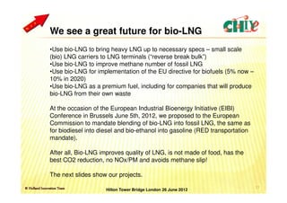 London bio lng case study van der gaag | PDF