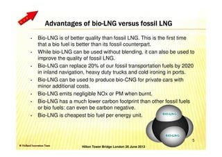 London bio lng case study van der gaag | PDF