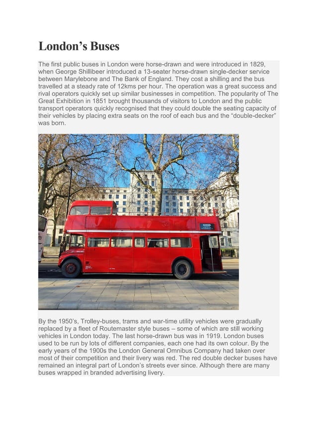 London_buses.pdf | Rail Travel | Travel Type