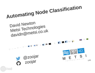 Automating Node Classification | PDF
