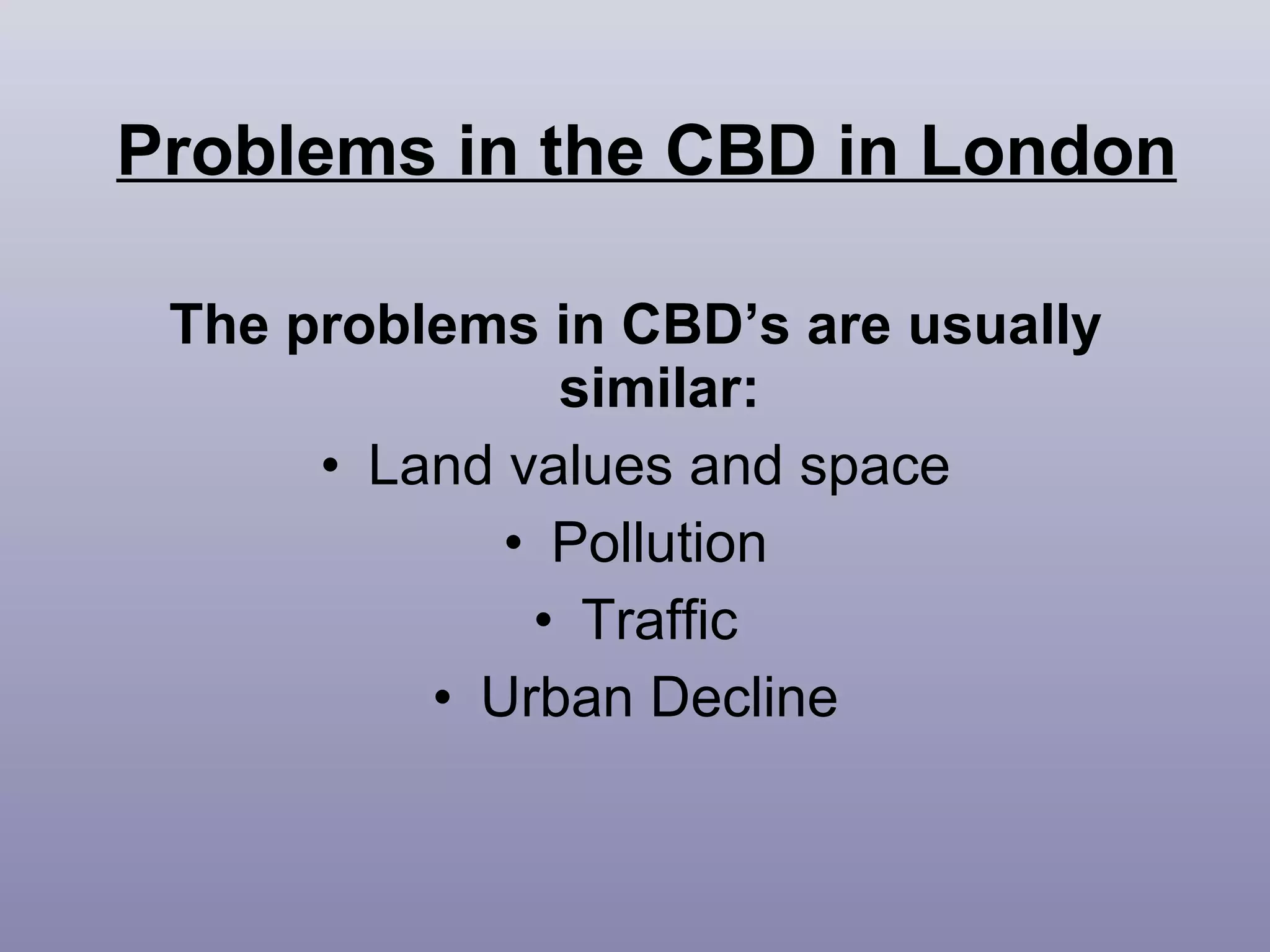 London CBD | PPT