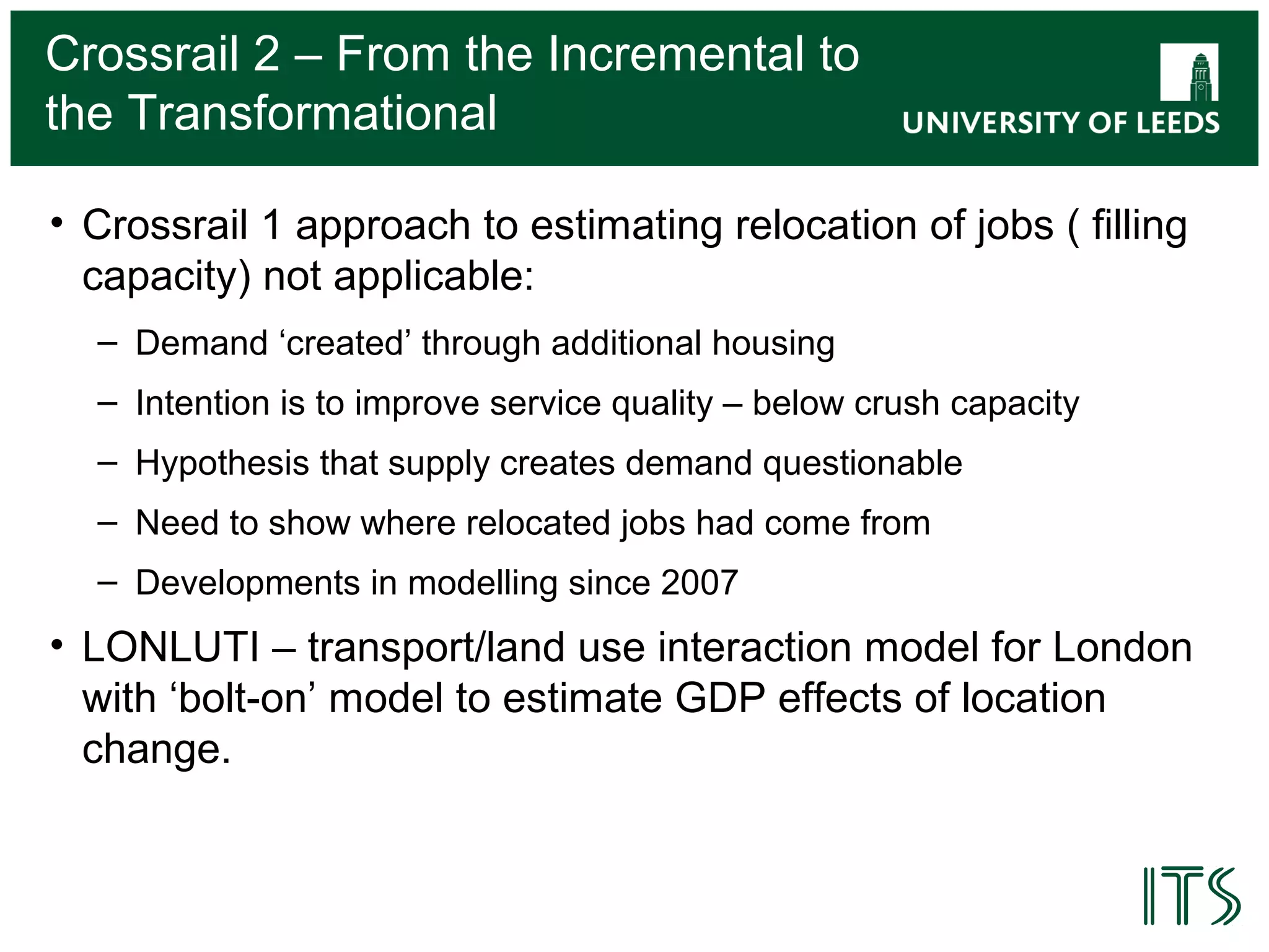 London's Crossrail Scheme - its evolution, governance, financing and ...