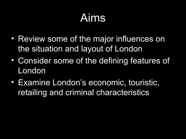 London Culture And Life | PPT