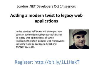 London .NET Developers September event slide | PPT