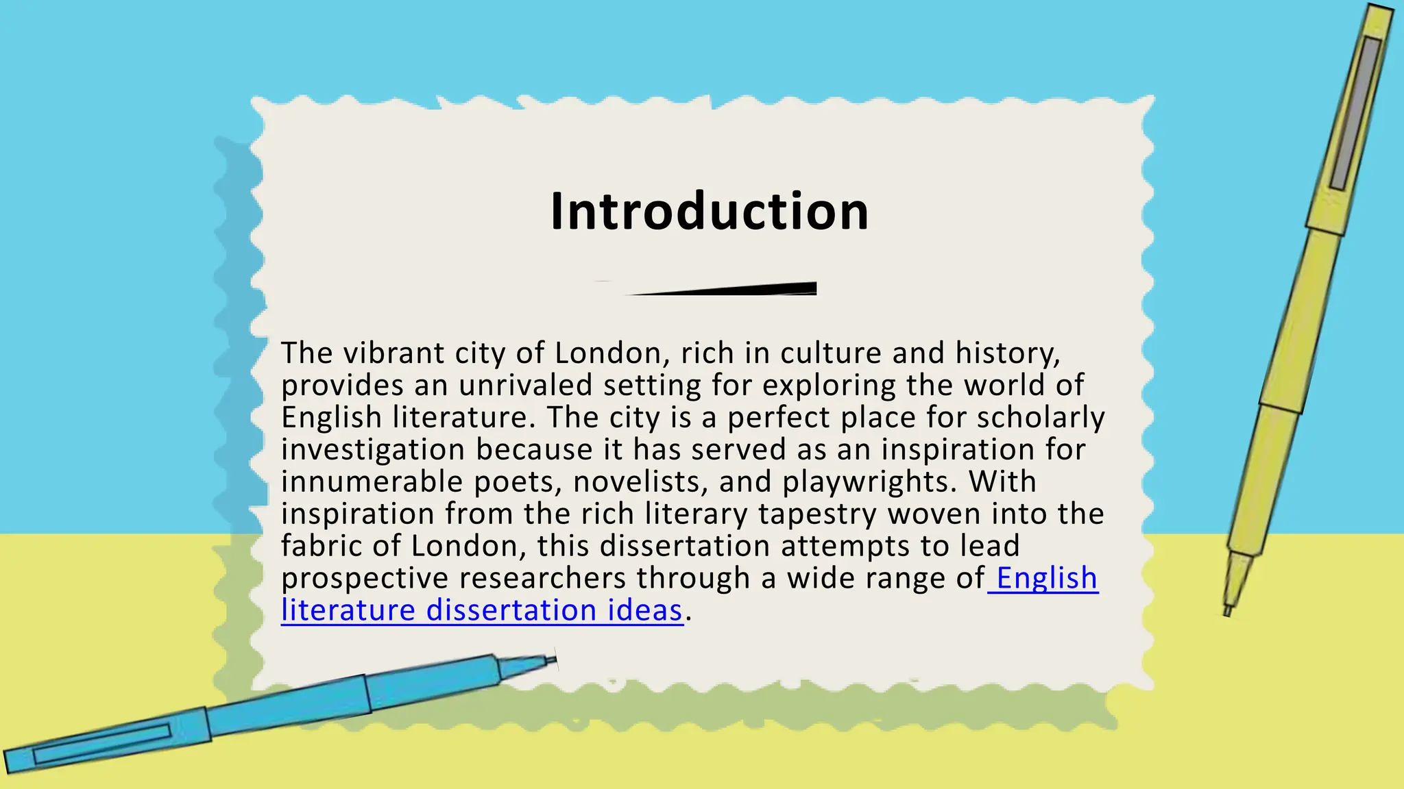 London English Literature Dissertation Topics - PPT.pptx