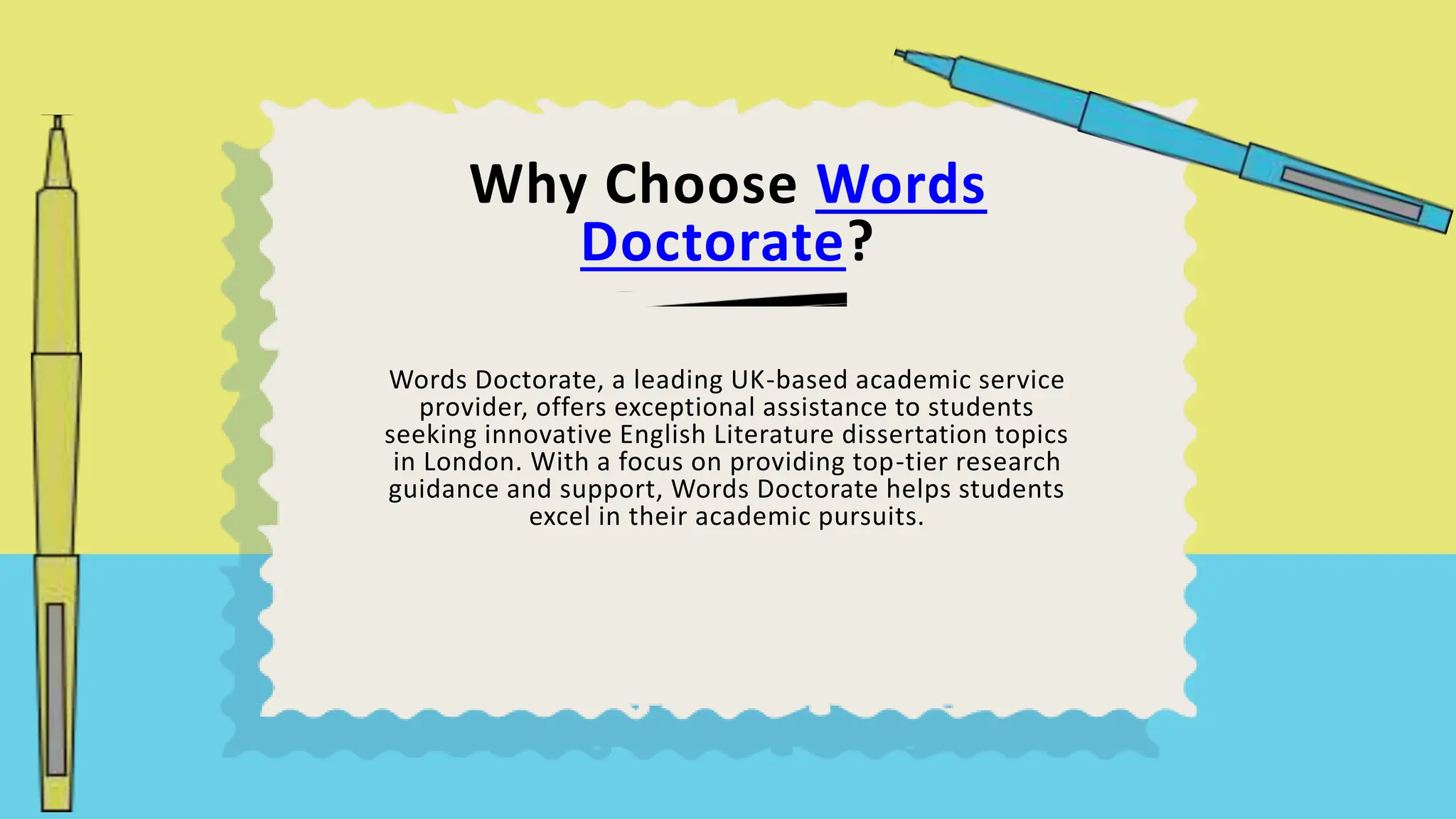London English Literature Dissertation Topics - PPT.pptx