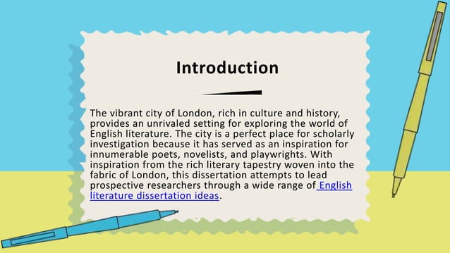 London English Literature Dissertation Topics - PPT.pptx