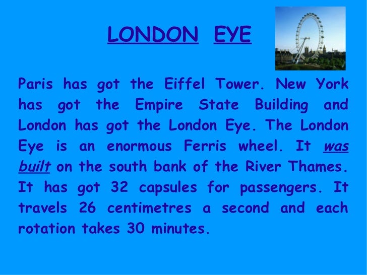 London eye