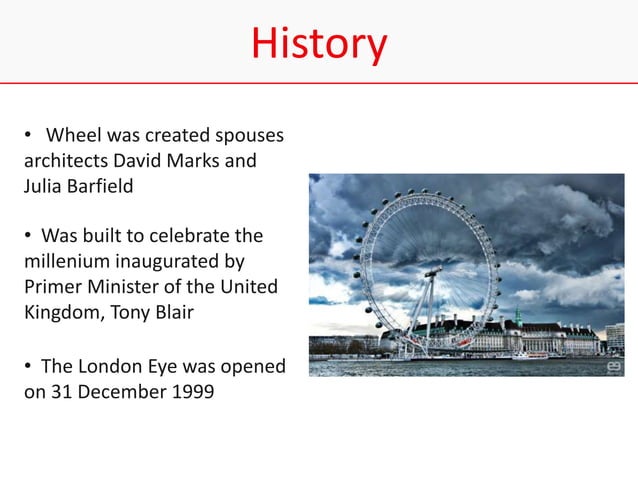 London eye | PPTX | Attractions
