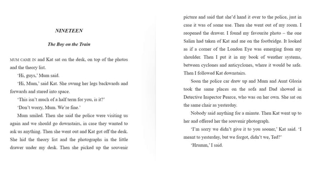 London eye mystery ch 18 19 | PPTX