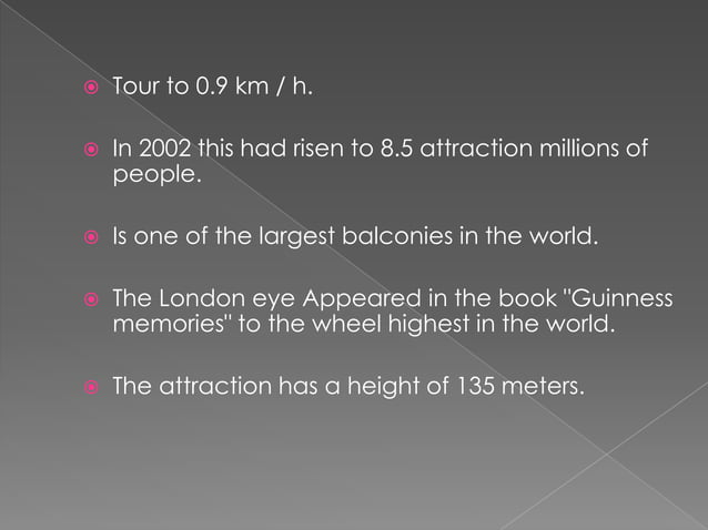 London eye powerpoint | PPTX