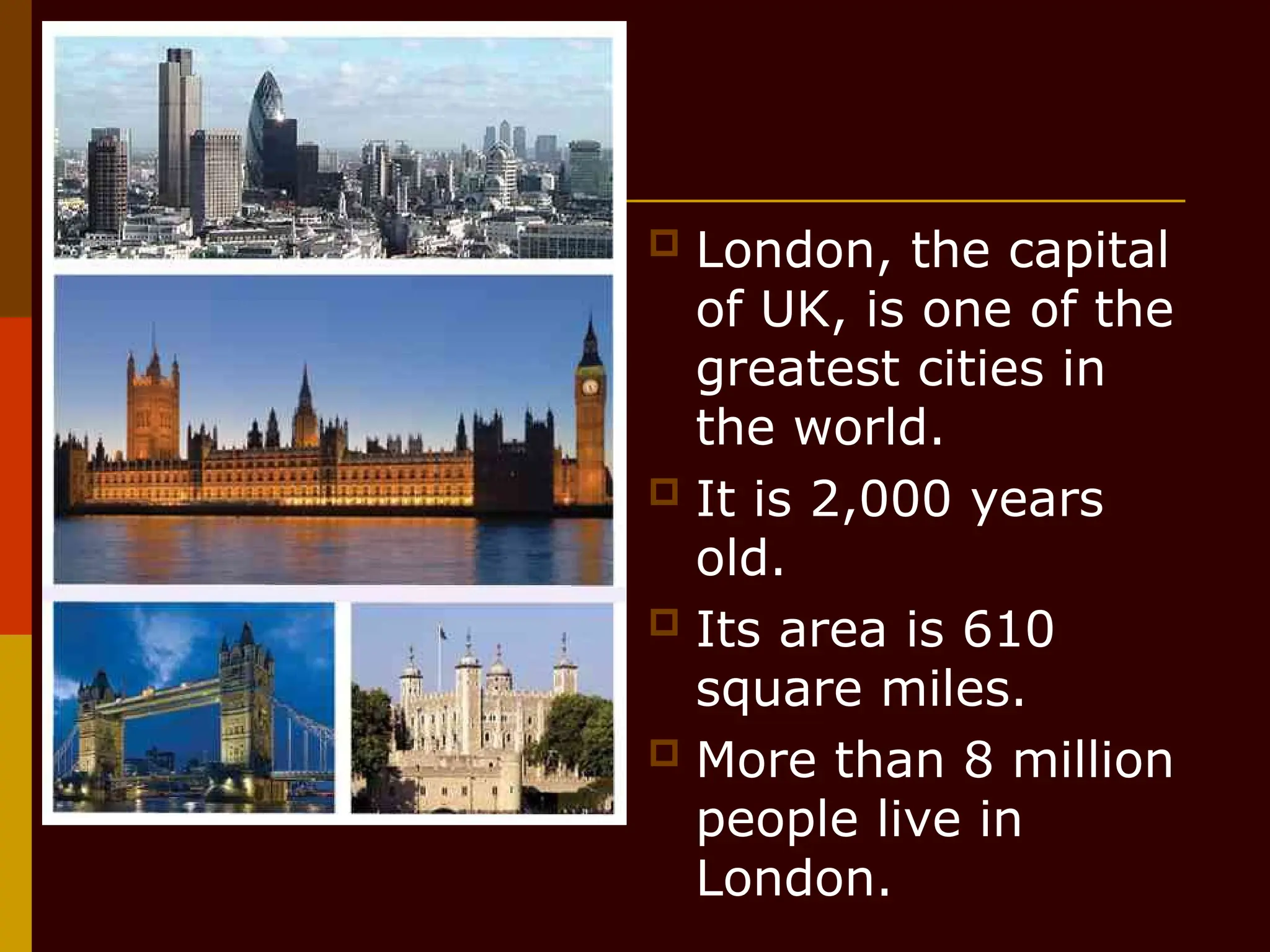 london facts and myths about the capital city of uk.ppt