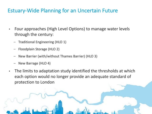London Flood Risk Management Strategy Adam Hosking | PPT