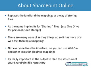 Office 365 and using SharePoint Online | PPTX