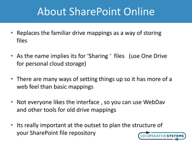 Office 365 and using SharePoint Online | PPT
