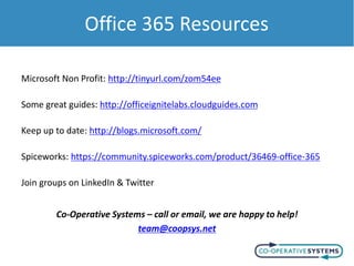 Office 365 and using SharePoint Online | PPTX