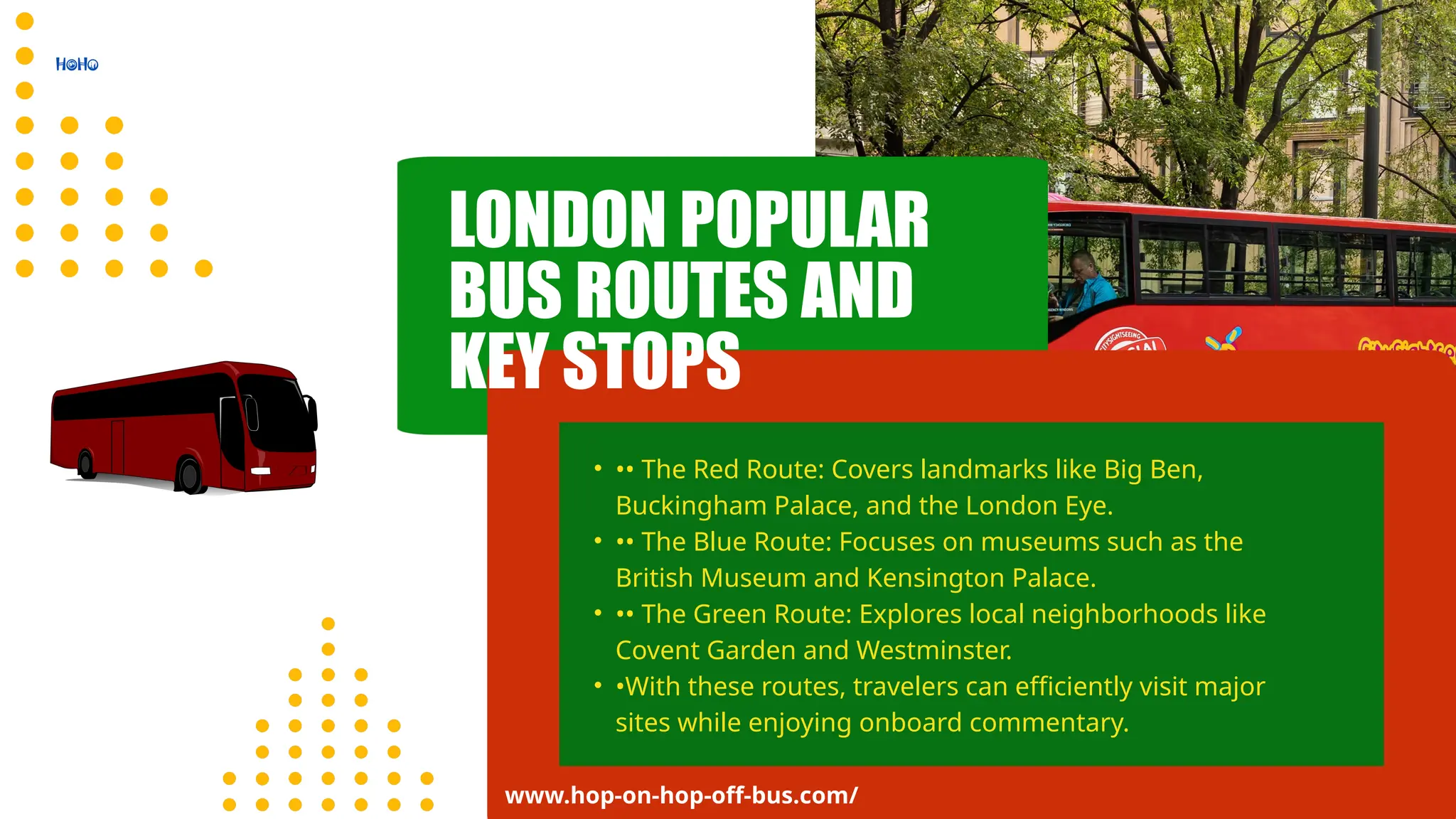 Explore London Hop on hop off bus tour guide | PPTX