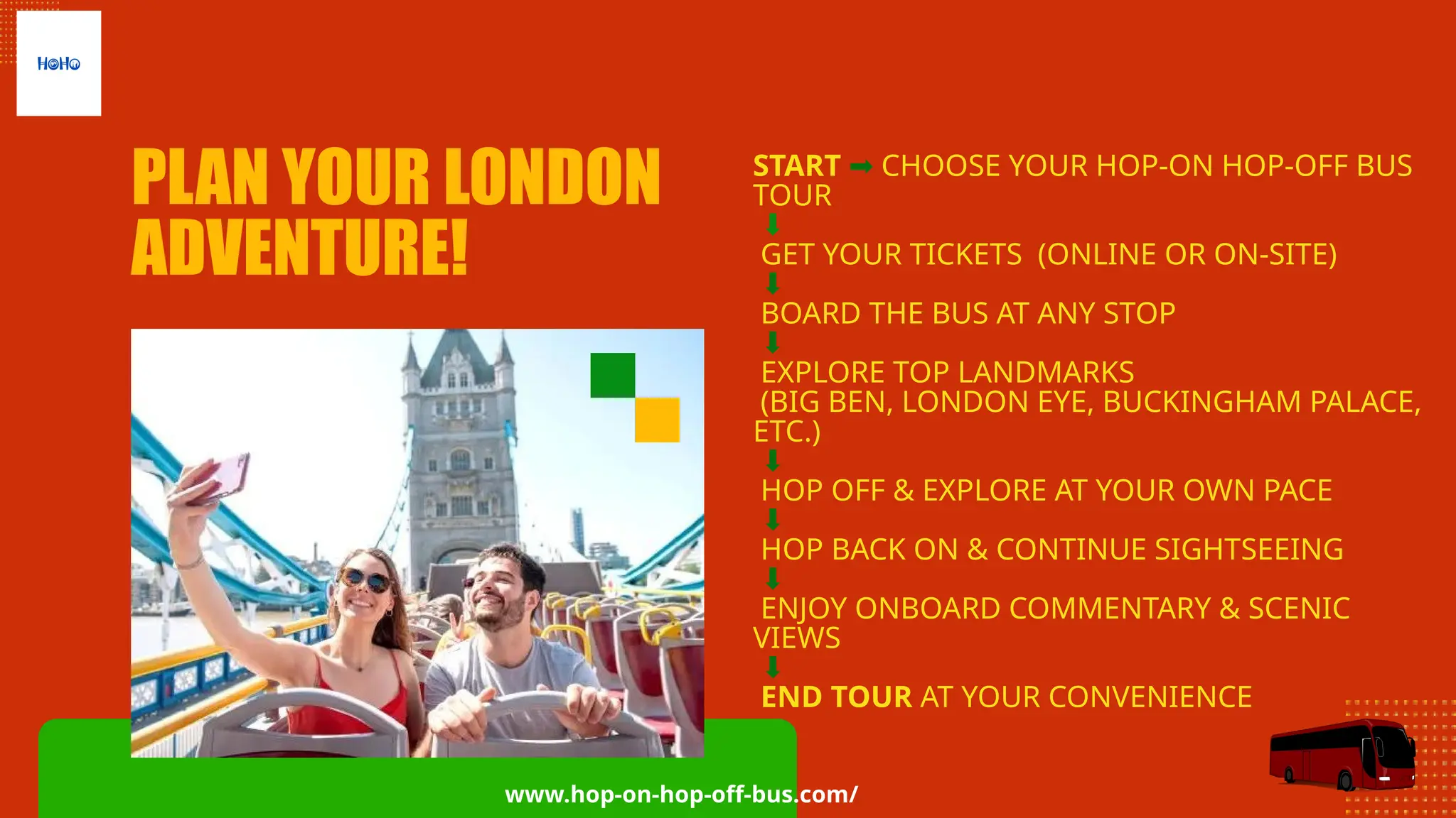 Explore London Hop on hop off bus tour guide | PPTX