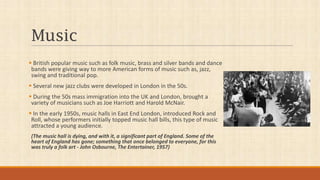 London in the 1950’s | PPTX