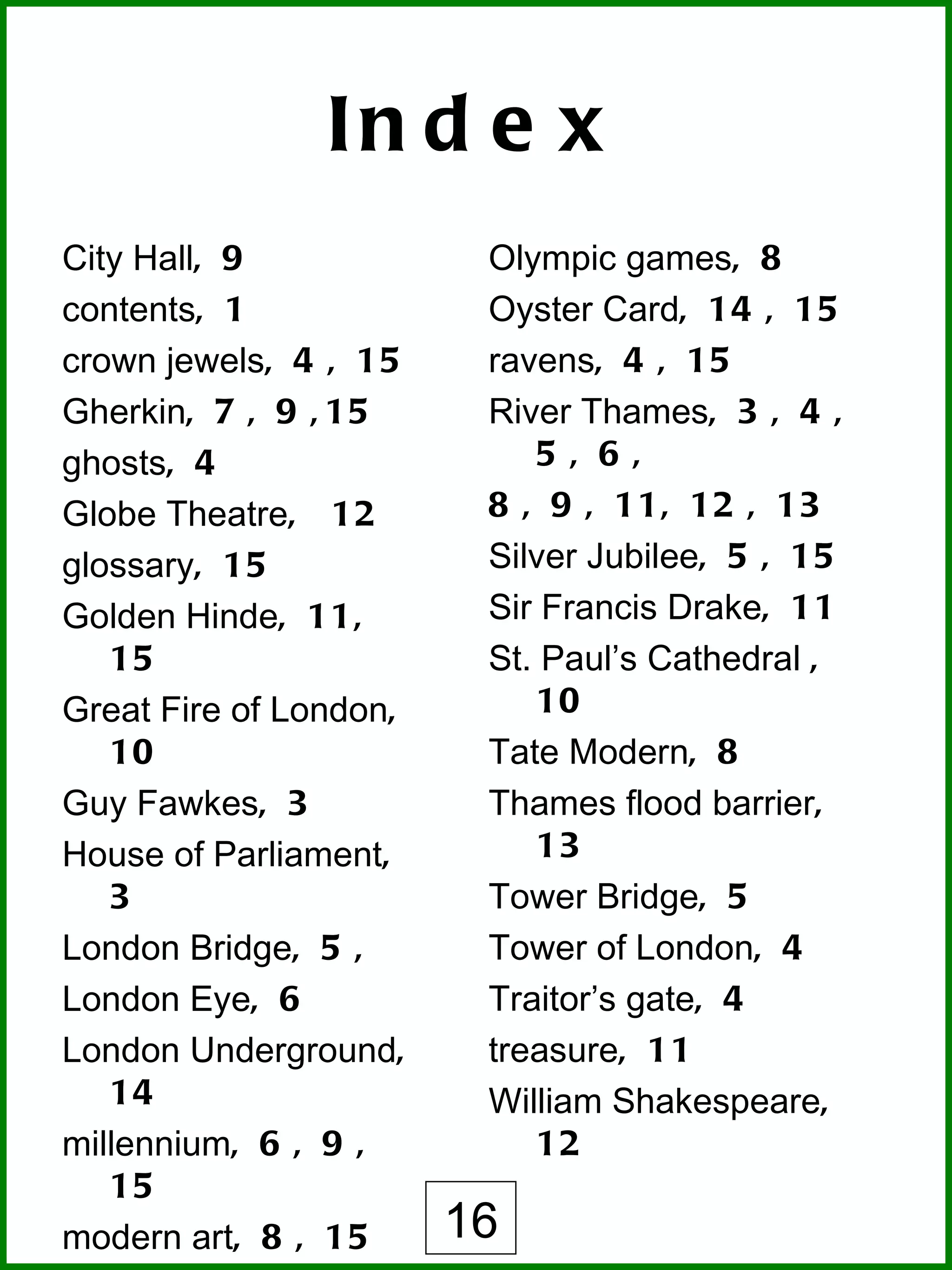London landmark fact_sheets[1] | PPT