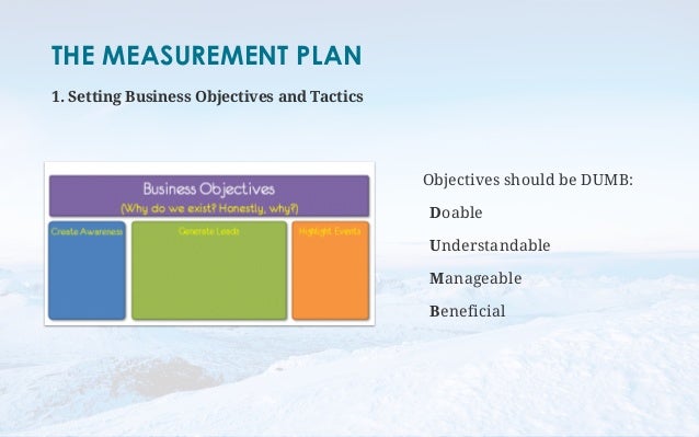 How to setup a measurement plan - Analytics