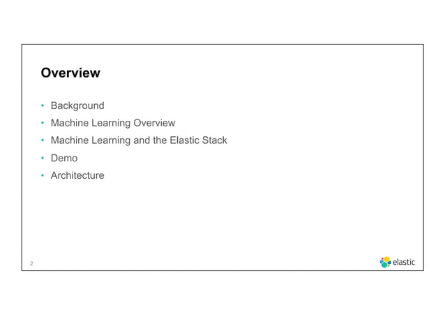 Machine Learning and the Elastic Stack | PPT