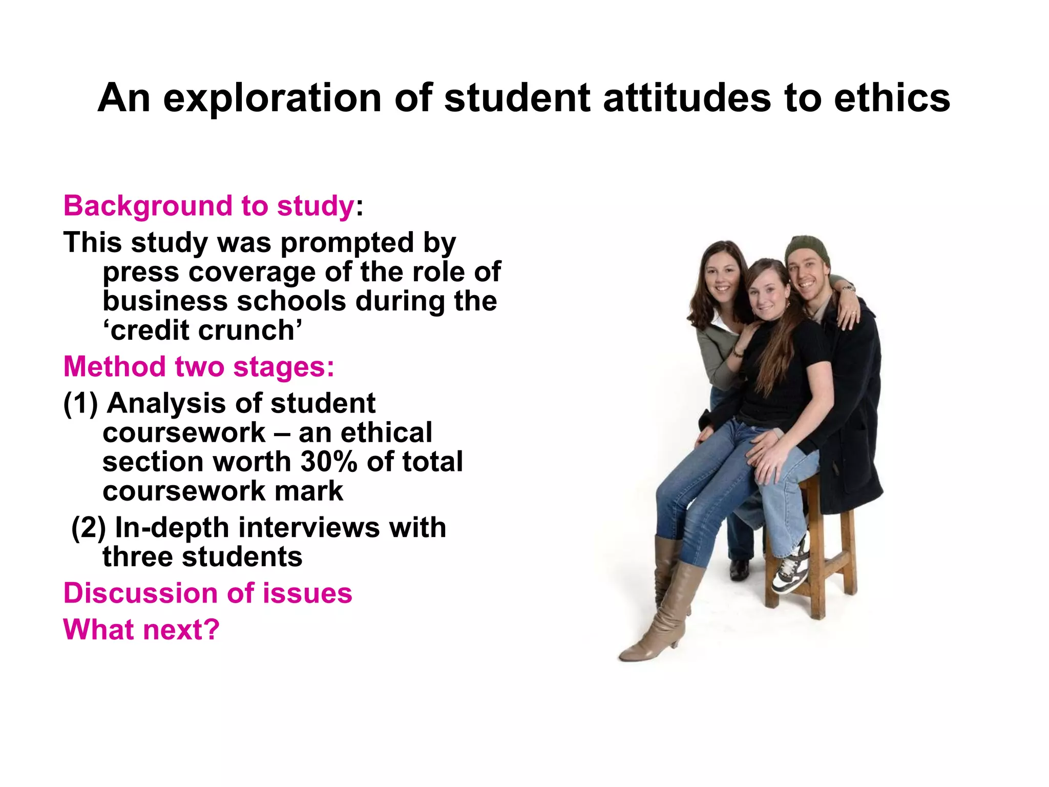 CSR & student ethics | PPT | Undergraduate Education | College Education