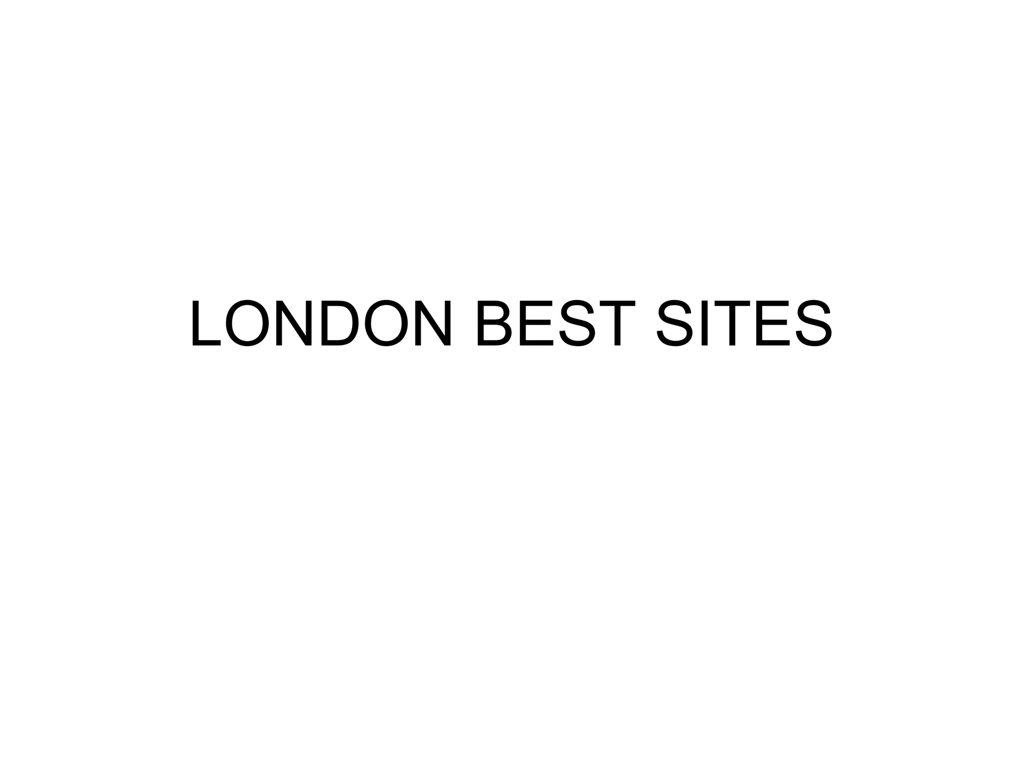 London power point | PPT