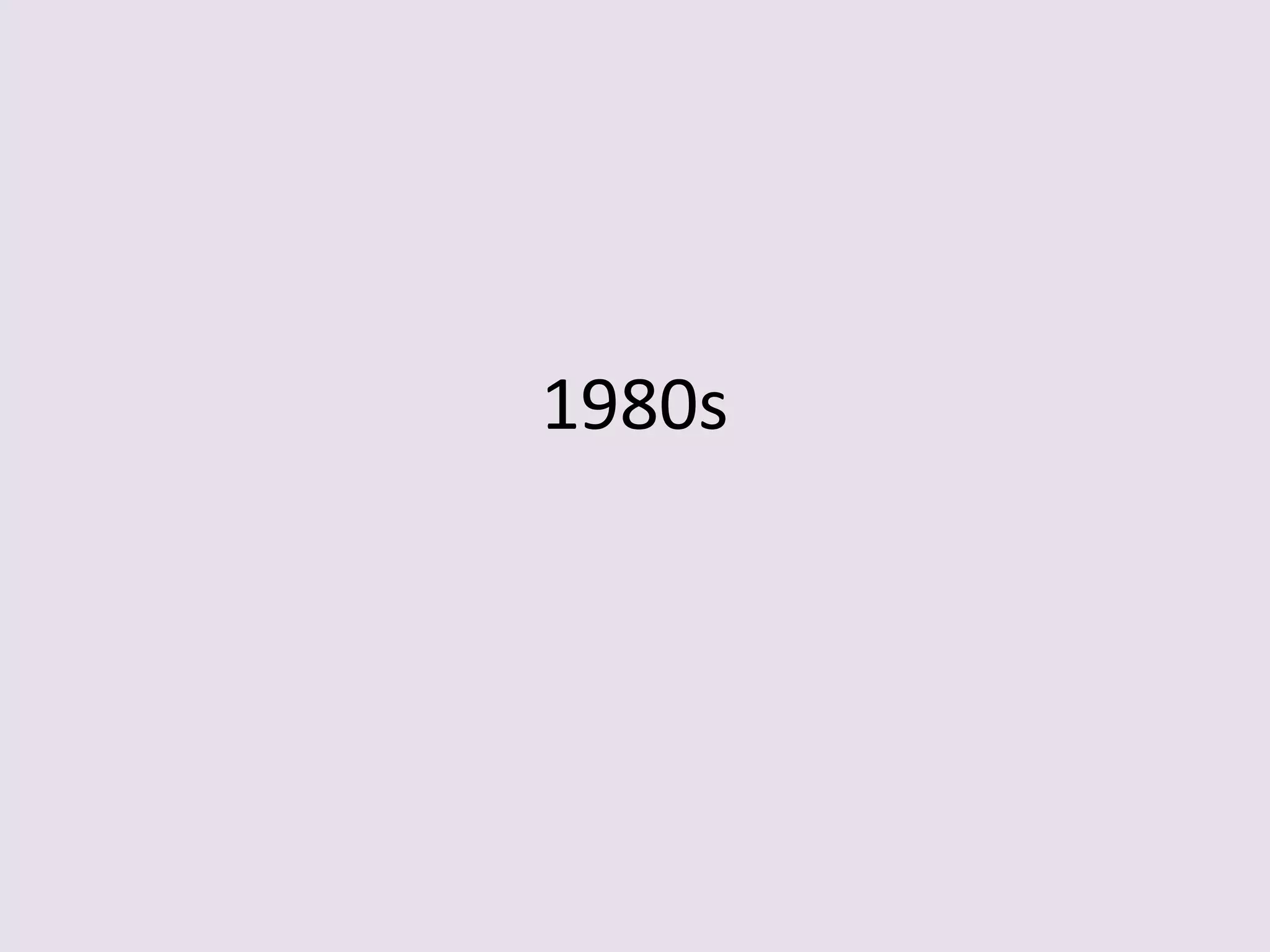 1980s PowerPoint | PPT