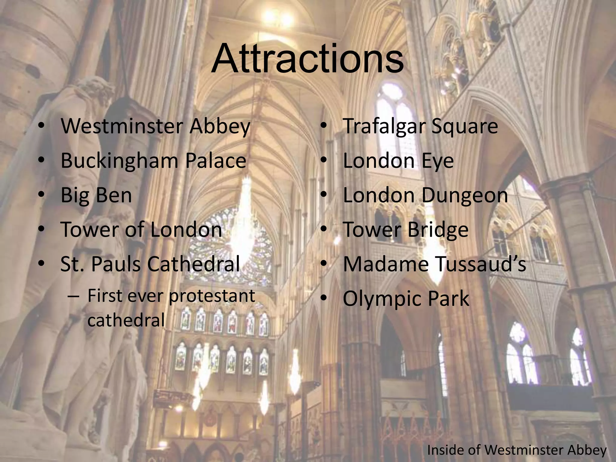 London presentation | PPTX