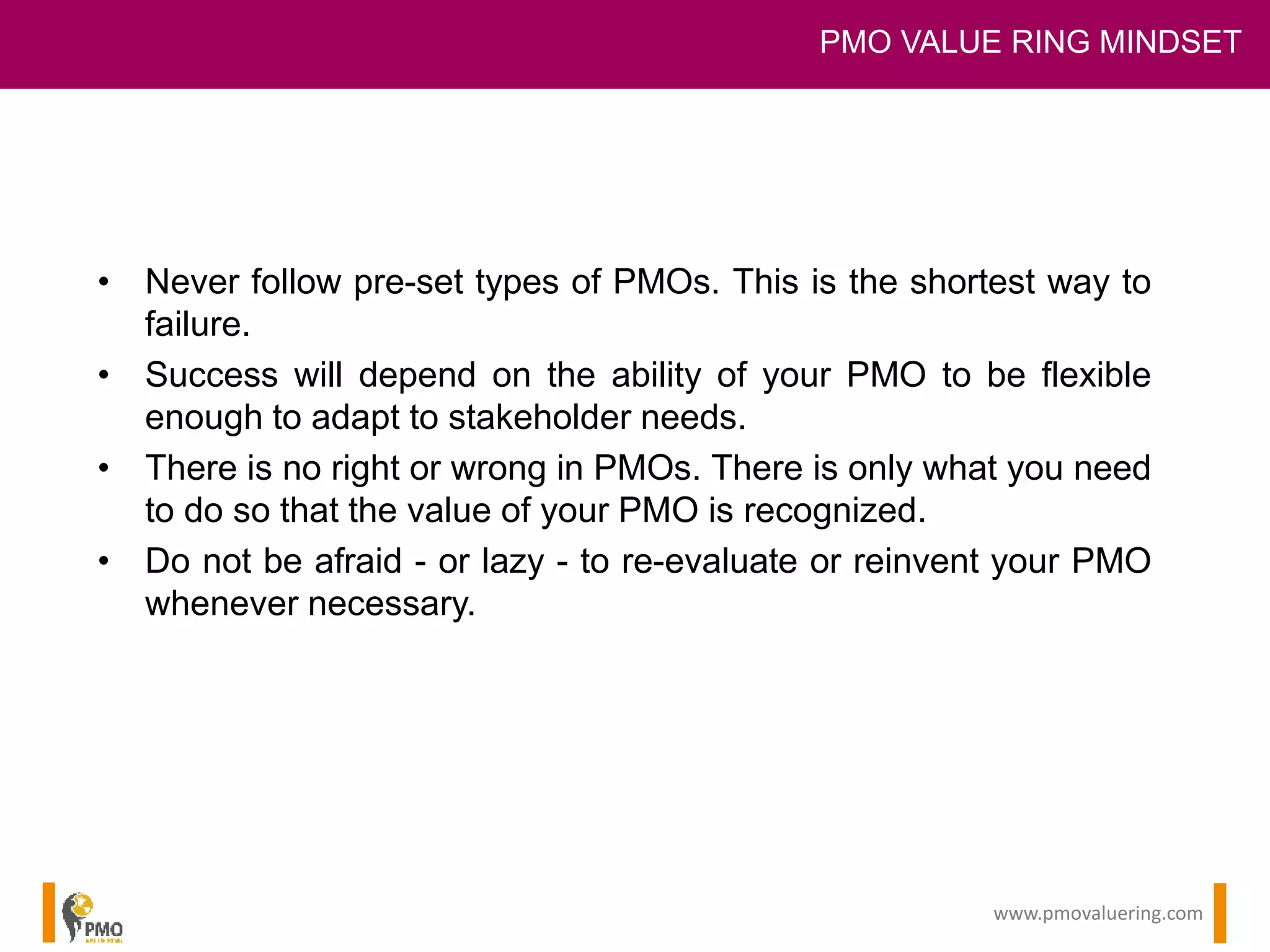 The PMO VALUE RING Workshop | PPTX