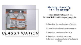 Classification; General principles in antibacterial chemotherapy-Dr ...