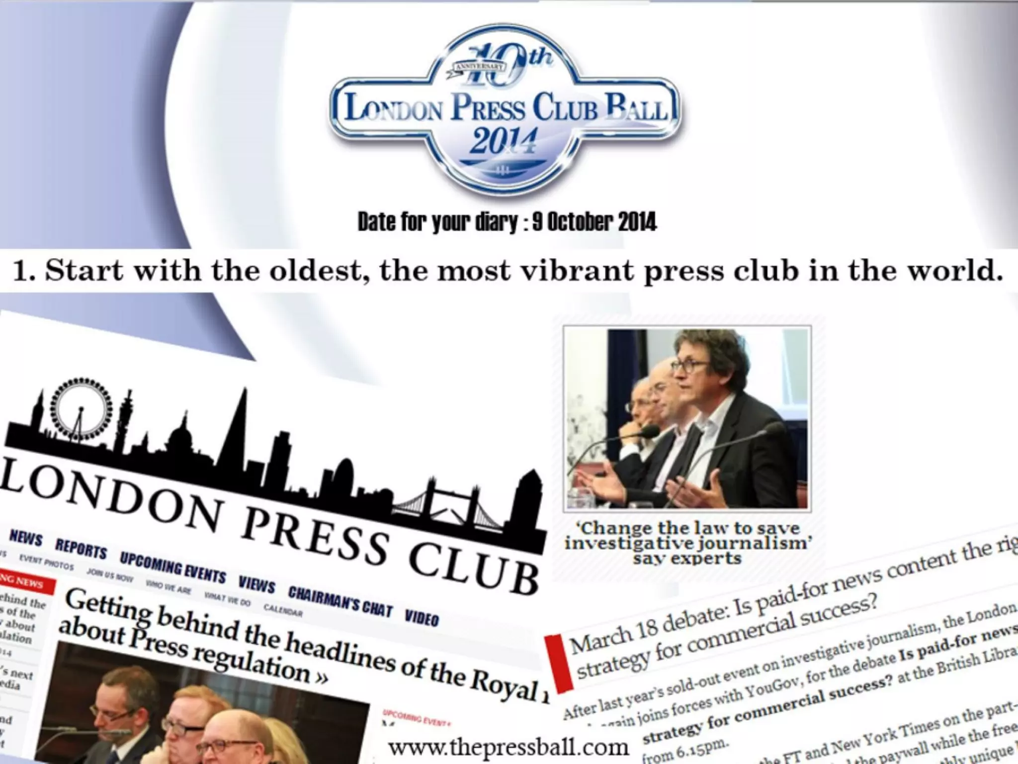 London Press Club Ball 2014 - In Print Online On Air | PDF | Media ...
