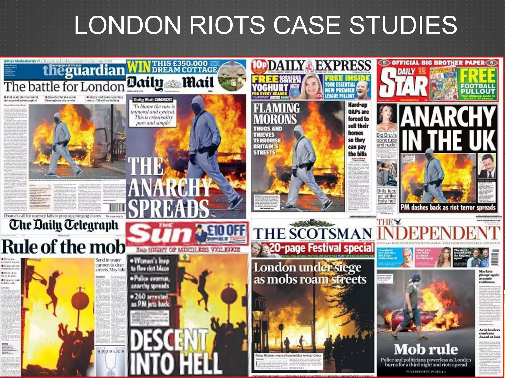 London riots case studies | PPT