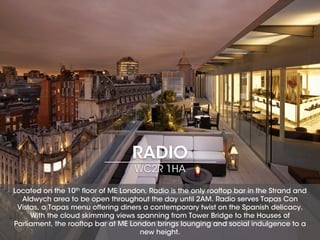 London's Best Rooftops for Corporate Events | PDF