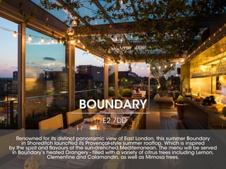 London's Best Rooftops for Corporate Events | PDF