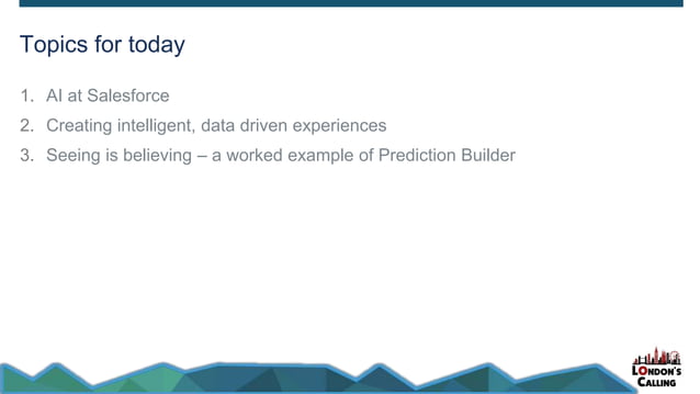 Einstein Analytics Prediction Builder | PPTX | Computer Software and Applications | Computing