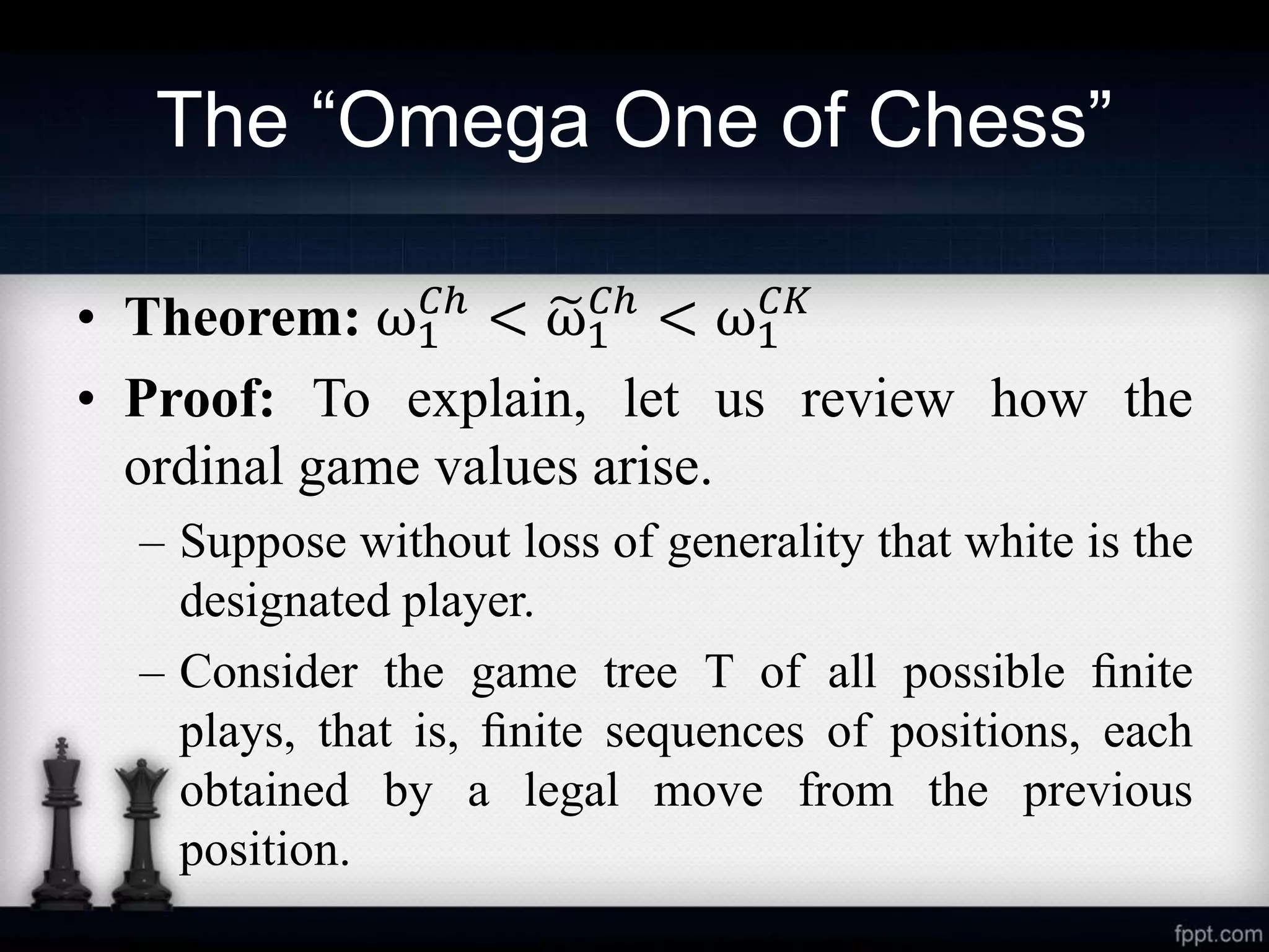 Infinite Chess: winning and draw | PPTX