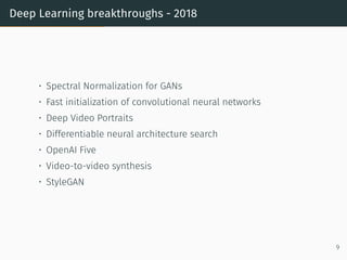 TensorFlow London: Cutting edge generative models | PPT