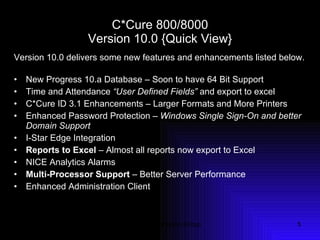 C Cure Users Group Presentation Final 4 | PPT