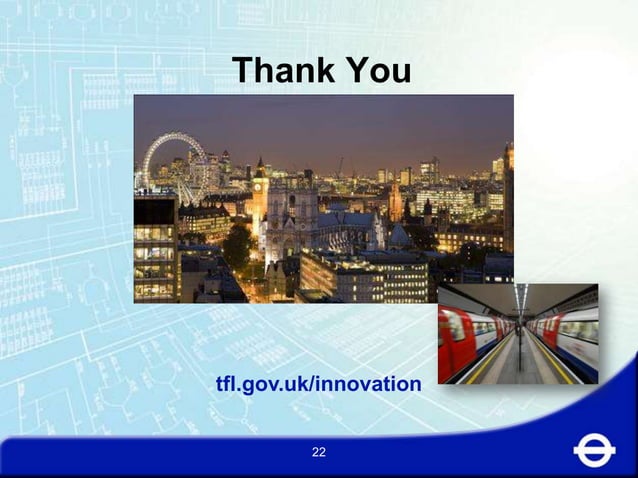 London underground presentation for Digital Railways competition event ...