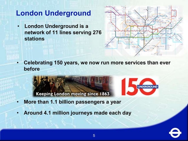 London underground presentation for Digital Railways competition event ...