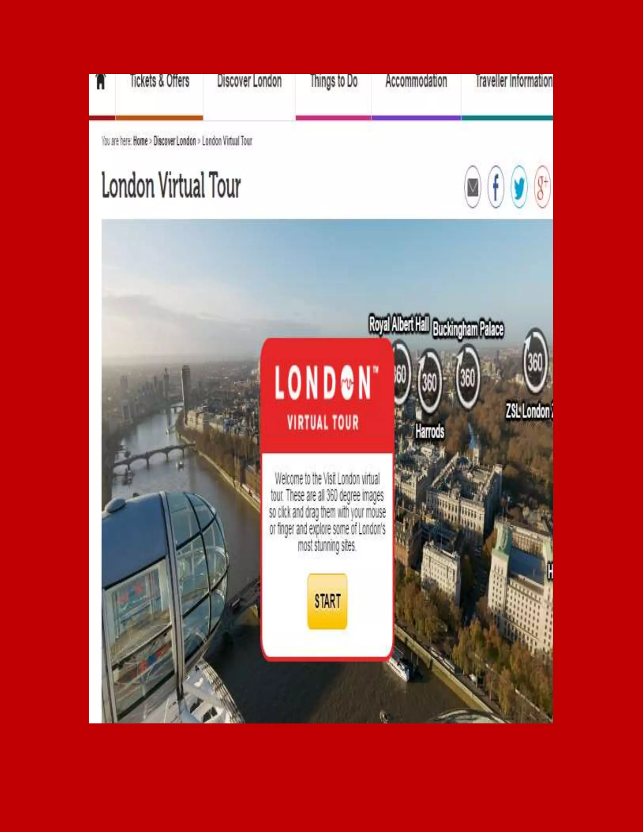 London Virtual Tour | DOCX
